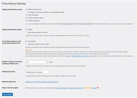 Github Kkarpieszukwc Price History Track Woocommerce Products Prices History And Display The