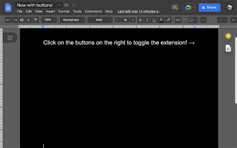 Google Docs Dark Mode Chrome Web Store