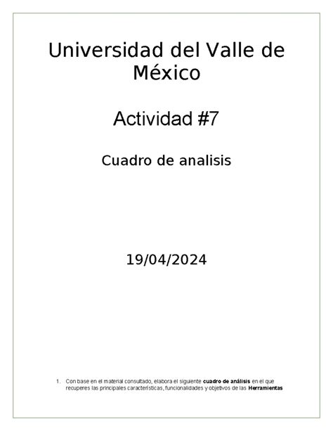 Actividad 1 Cuadro Comparativo De Métodos De Desarrollo De Software