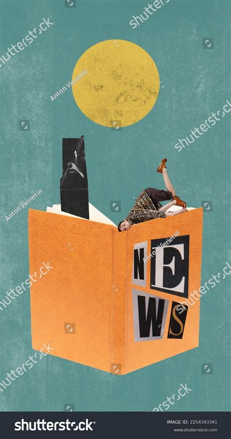Journalistic Notepad Symbol Breaking News Spreading Stock Photo