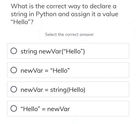 Python Coding On Linkedin What Is The Correct Way To Declare A String In Python 46 Comments