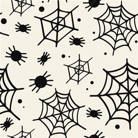Premium Vector Set Of Vector Hand Drawn Illustration Of Spider Web On White Background Design