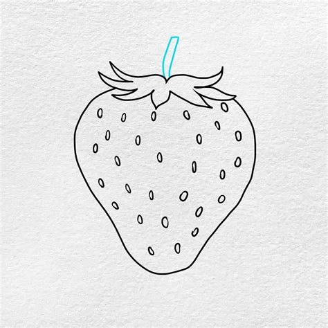 How To Draw Strawberry Leaves