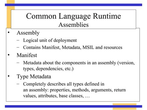 Introduction To Dotnet Ppt Programming Languages Computing
