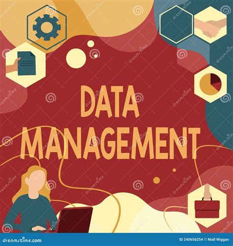 Hand Writing Sign Data Management Business Approach The Practice Of