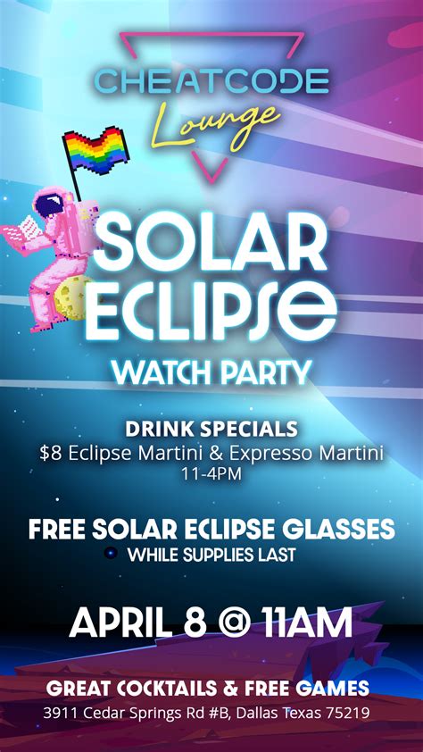 Cheat Codes Solar Eclipse Watch Party Party At The Block Lgbtq Nightlife