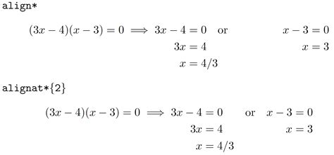 White Space And Double Align Inside An Align Environment TeX LaTeX Stack Exchange