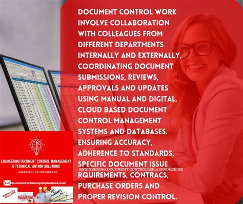 Document Control Work Involves Collaboration And Communication