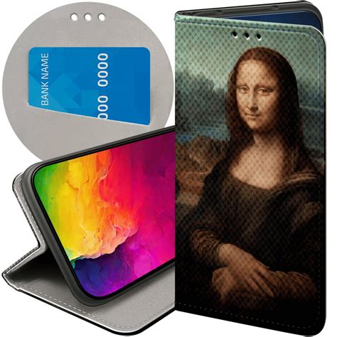 ETUI Z KLAPKĄ DO XIAOMI REDMI WZORY LEONARDO DA VINCI MONA ŁASICZKA CASE Xiaomi Sklep