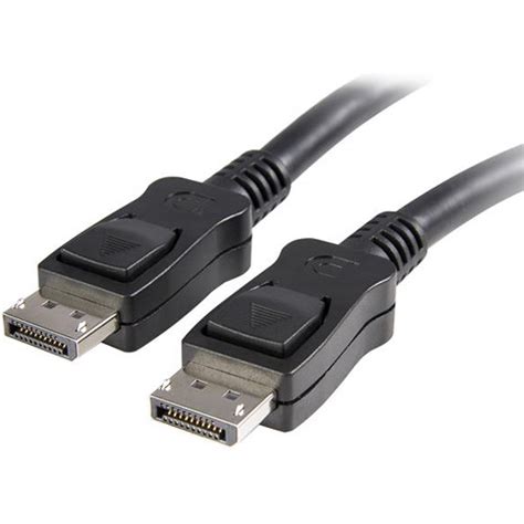 StarTech DisplayPort Cable With Latches DISPLPORT L B H
