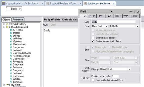 Notes Of My Lotus Notes My Datastage Hunt Hiding A Rich Text Field