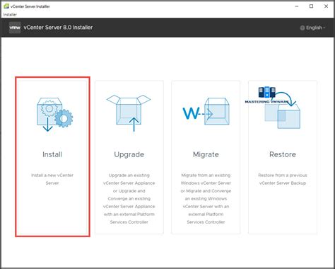 Install VCenter Mastering VMware