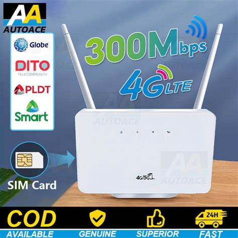 （cod）wifi Router Sim Card Modem 4g5g Network Router 24g Dual Band