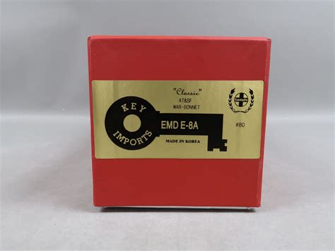 O Brass Model Key Atandsf Santa Fe E8 E8a E8b Warbonnet A B Set 80 F P Made In Korea Hard