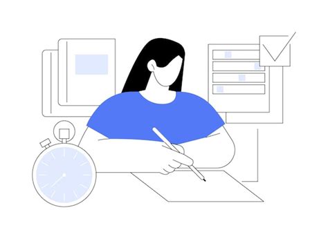 Premium Vector Exams And Tests Abstract Concept Vector Illustration