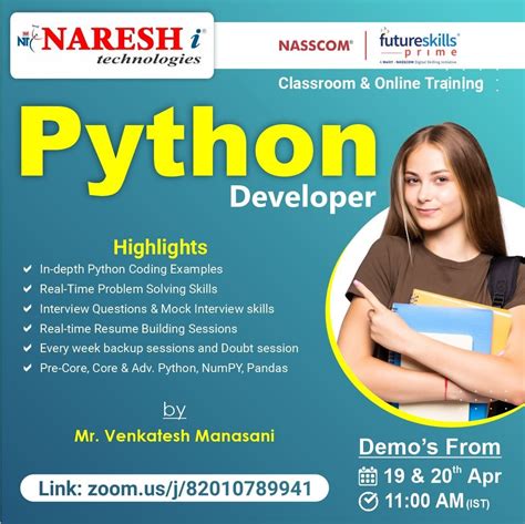 python ️enroll now bit ly 3vtqchy 👉attend free demo on python
