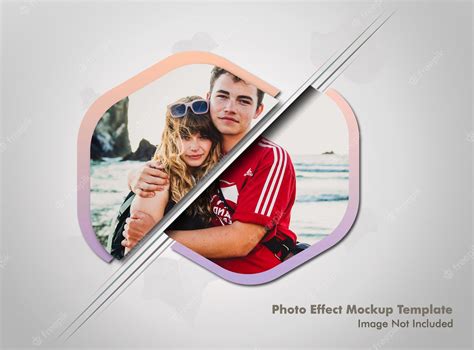 Premium Psd A Photo Effect Mockup For A Photo Effect Mockup