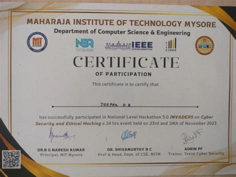 deepak dr on linkedin 24 hrs national level cyber security hackathon