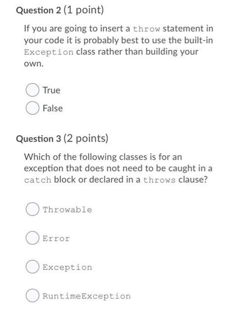 Solved Question Points What Happens If An No Chegg
