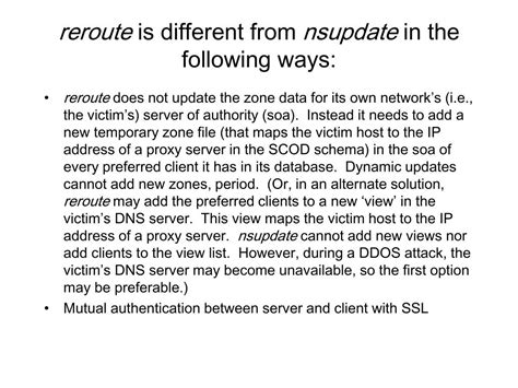 Ppt Investigations Into Bind Dynamic Update With Openssl Powerpoint
