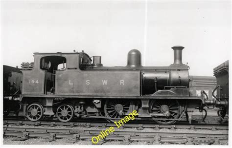 Railway Darkroom Photo Sr Lswr Adams O2 0 4 4t No 194 Unknown Shed C1910 £3 00 Picclick Uk