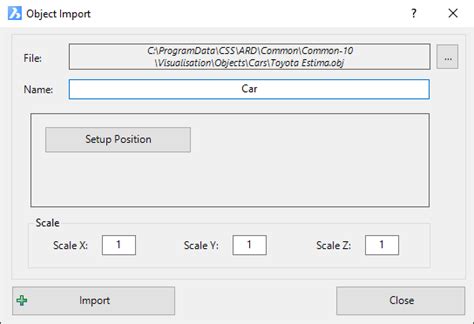 import objects