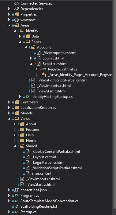 Aspnet Core 30 Mvc Scaffolded Identity Page Routing For Culture Cookie Stack Overflow