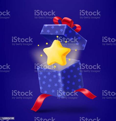 황금 별이 있는 선물 상자를 엽니다 3d 벡터 일러스트 레이 션 카지노에 대한 스톡 벡터 아트 및 기타 이미지 카지노 만화 상여금 Istock
