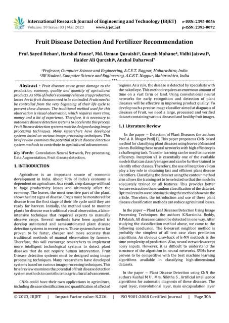 Plant Disease Detection Using Ml Pptx