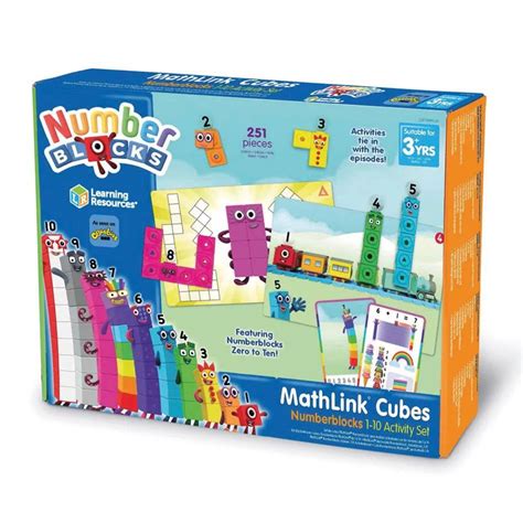 mathlink® rekenblokjes numberblocks 1 10 activiteitenset learning re kinder wonderland