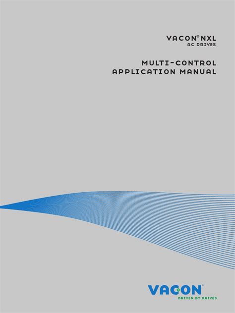 Vacon Nxl Multi Control Application Manual Dpd0144 Pdf Parameter Computer Programming