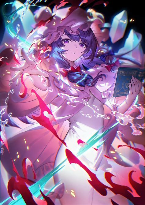 Patchouli Knowledge Touhou Drawn By Uuzan Danbooru