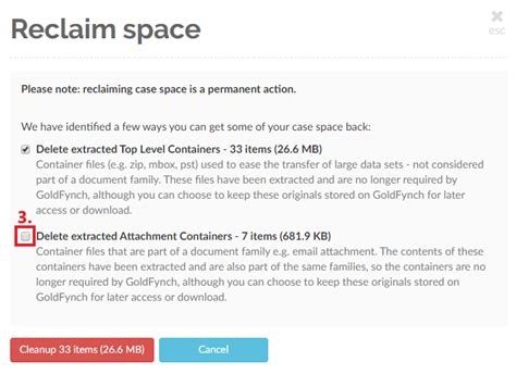 Reclaim Case Space Goldfynch Documentation