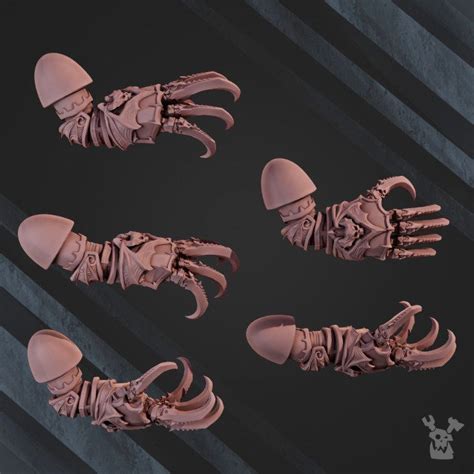 10 Nocturnal Claws Bundle Set Of 5 Leftright Official Premium 8k Resolution Miniatures By Dakka