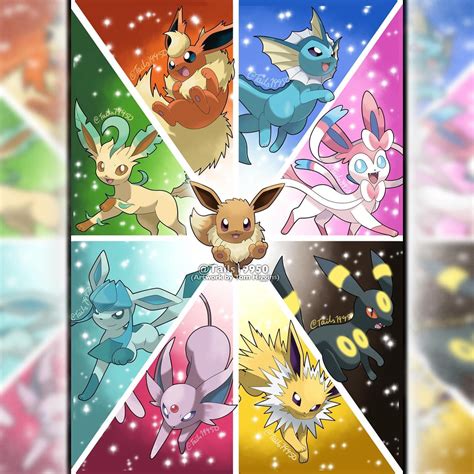 Eeveelution Pokémon Image by Tom Higgins Zerochan Anime Image Board