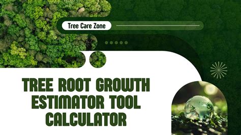 Tree Root Growth Estimator Tool Calculator For Trees