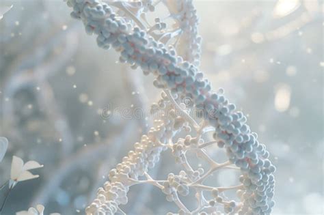 Intricate Close Up Visualization Of Dna Molecule Structure Scientific