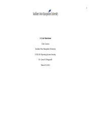 CYB Operating System Security Lab Worksheet Network Course Hero