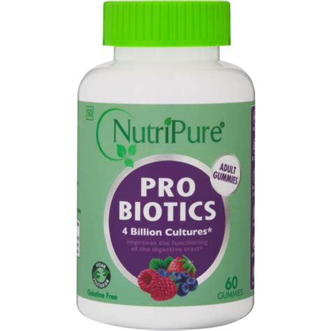 Nutripure Adult Probiotics 60 Gummies Clicks