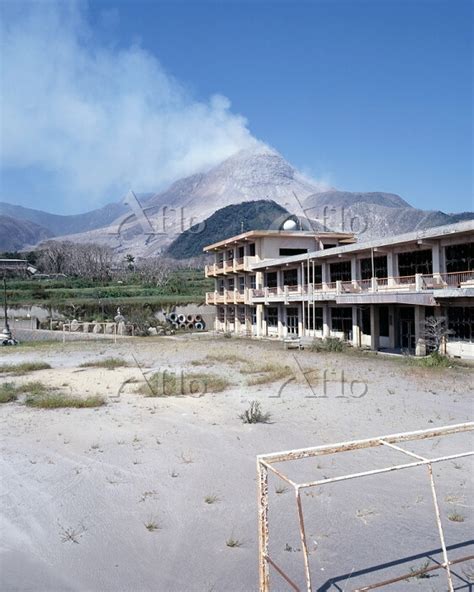 火砕流の被害 1993年9月 長崎県 南島原市旧深江町 21724677 の写真素材 アフロ