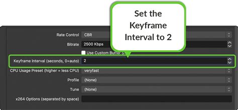 Keyframe Interval