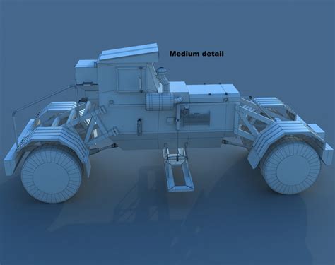 Husky Detection Military Vehicle 3d Max