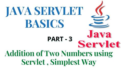 Addition Program In Servlet Using Eclipse IDE Servlet Basics Tutorial