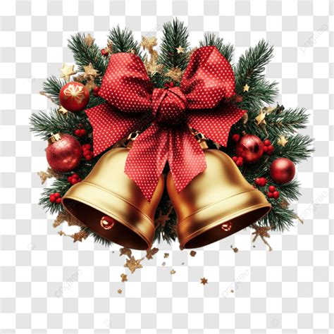 금색과 녹색의 장식 크리스마스 종 크리스마스 종 축제 장식 휴일 장식품 Png 일러스트 및 이미지 에 대한 무료 다운로드 Pngtree