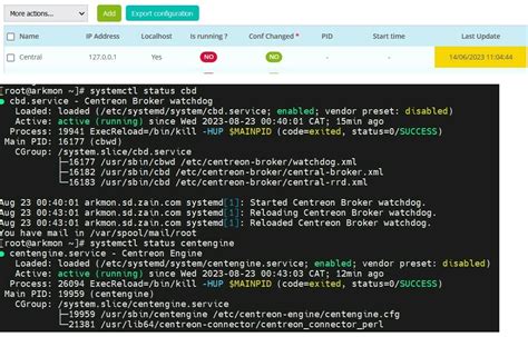 Centreon Central Localhost Poller Is Not Running Community