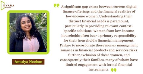 Dvara Research On Linkedin Womensday2024 Amulya Neelam Talks About