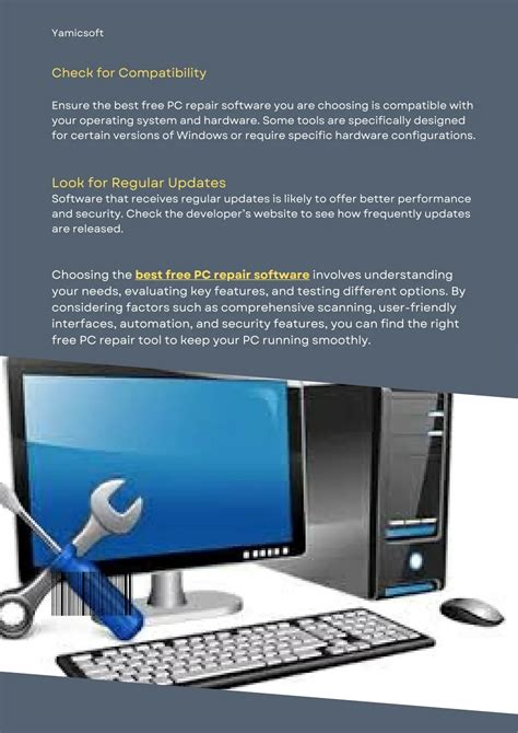 Ppt Introducing Yamicsofts Best Free Pc Repair Software Powerpoint Presentation Id 13549677