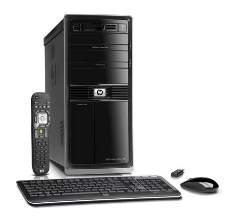 Hp Pavilion Elite Hpe Desktops Plus Hp Compaq L2105tm Multitouch Lcd Arrive Slashgear