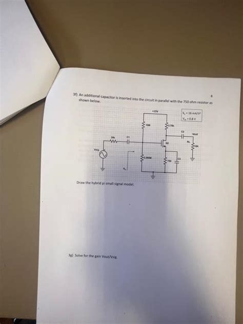problem 3 common source amplifier 45 pts 3a the