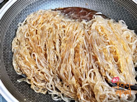 콩나물 잡채 황금레시피 재료 불지않게 잡채 만드는법 네이버 블로그